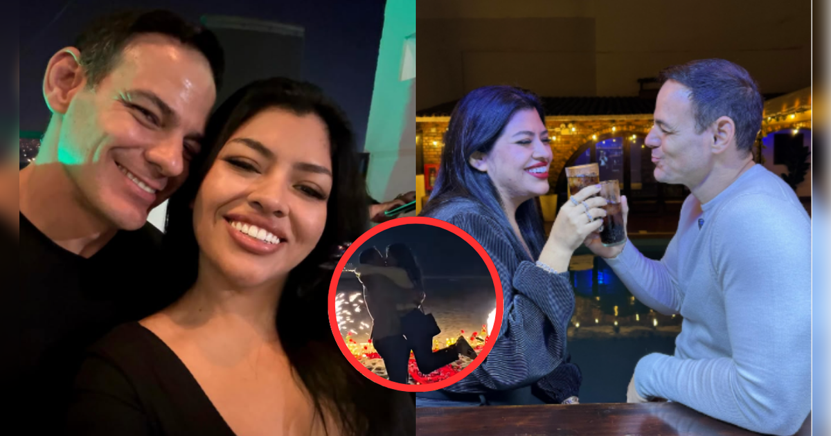 Mark Vito sorprende con pedia de mano a su novia en la playa con looks ...