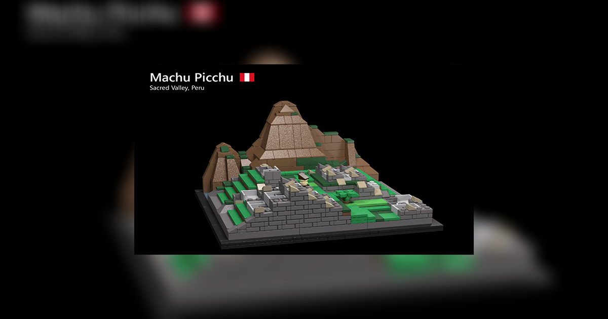 Machu Picchu podría tener set en Lego si gana votación en internet