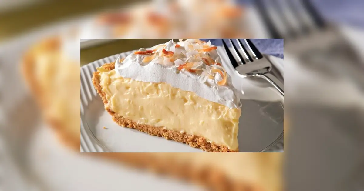 Saborea un delicioso pie de coco preparado sin horno