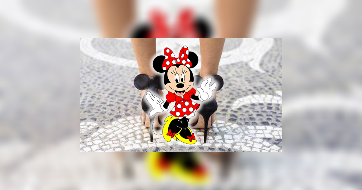 Los tacones de Minnie Mouse causan sensación en el mundo de la moda [FOTOS]