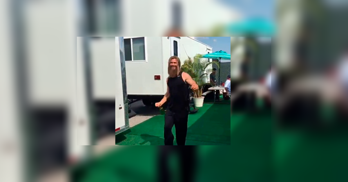 Avengers Endgame: Thor se luce bailando la bamba en video detrás de cámara