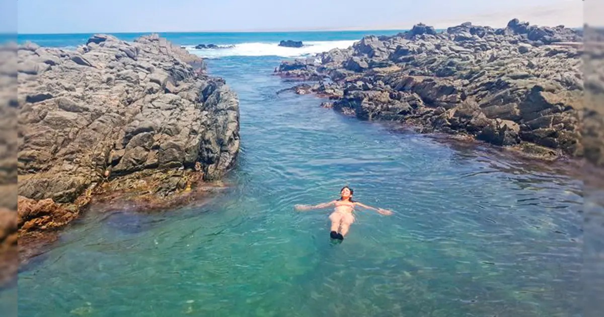 Playa Tanaka: Piscinas naturales ocultas entre rocas para que estés ...