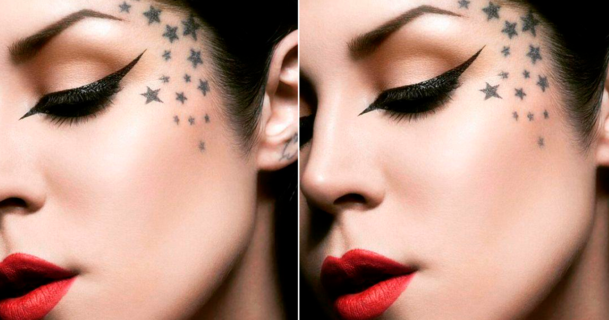 Tatuajes en el rostro: se abren camino en el street style