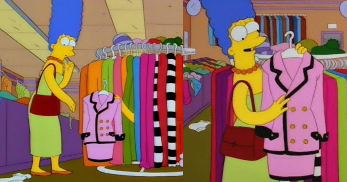 Marge Simpson y el icónico traje Chanel que transformó más de una vez