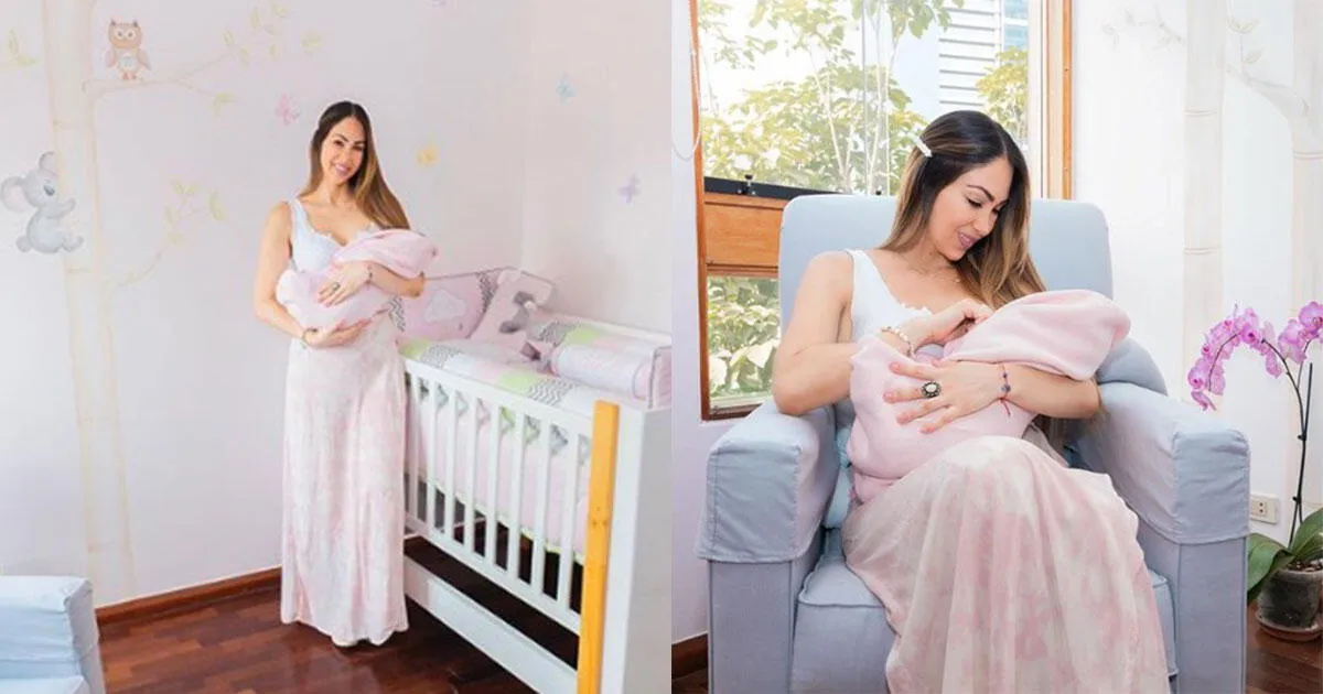 Melissa Loza y su bebé derrochan dulzura con un encantador outfit rosa | FOTOS