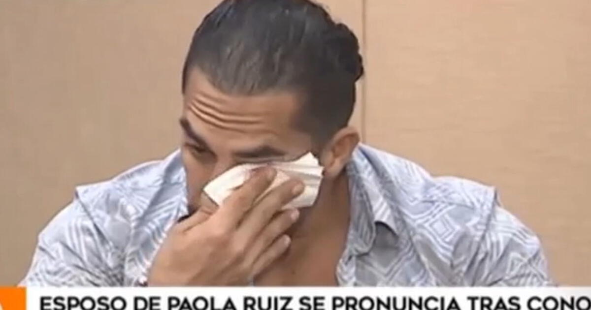Ángel Veliz, esposo de Paola Ruiz, llora en VIVO al recordar ataque con ...