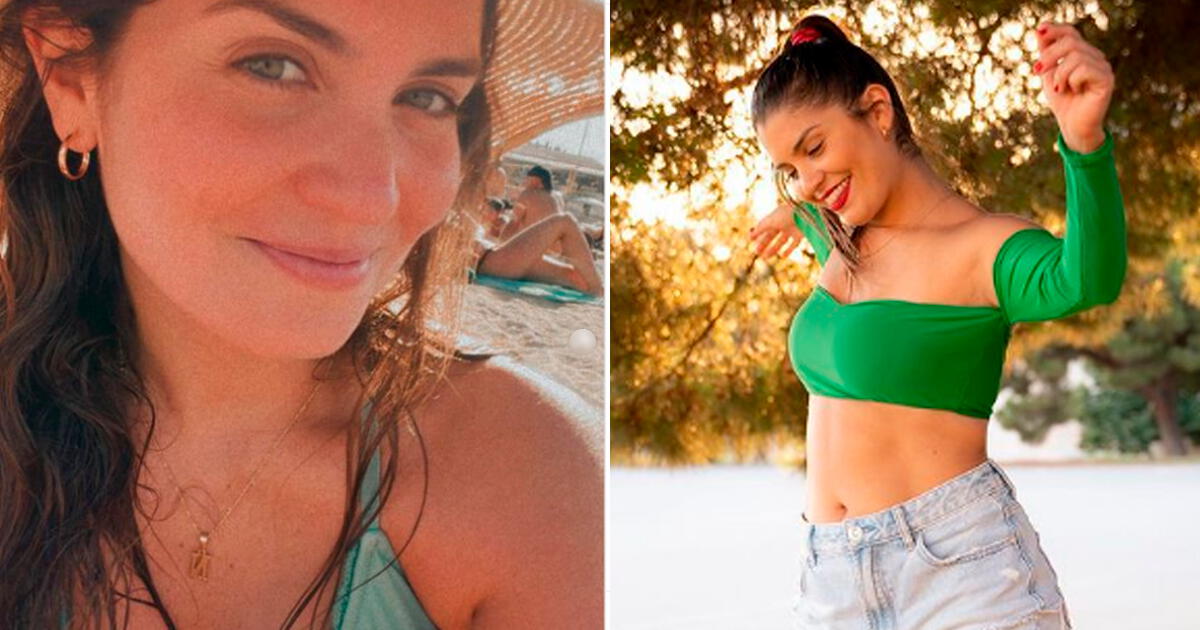 Nataniel Sánchez causa sensación con un sensual bikini bicolor en majestuosa playa española