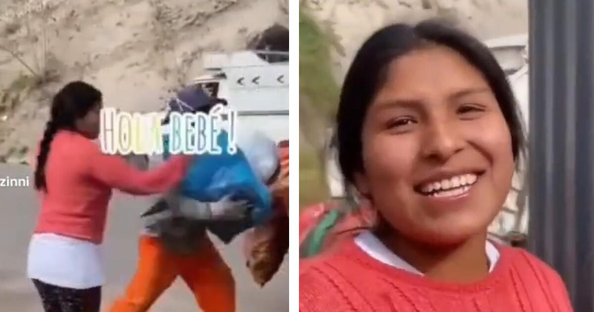 Trabajador de limpieza coquetea con joven y la hace sonrojar: “Hola ...