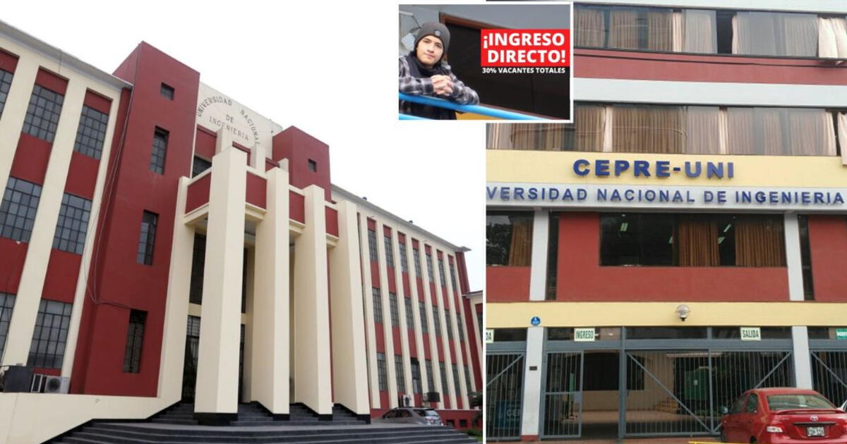 UNI: ¿Cuánto cuesta el ciclo con ingreso directo y sin examen de admisión en la Cepre?