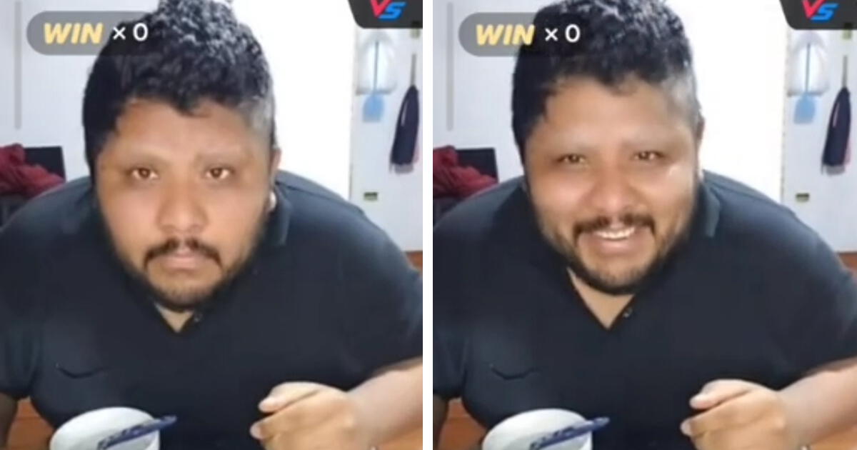 Tiktoker peruano, Mr. Glotón, se afeitó las cejas EN VIVO tras perder ...
