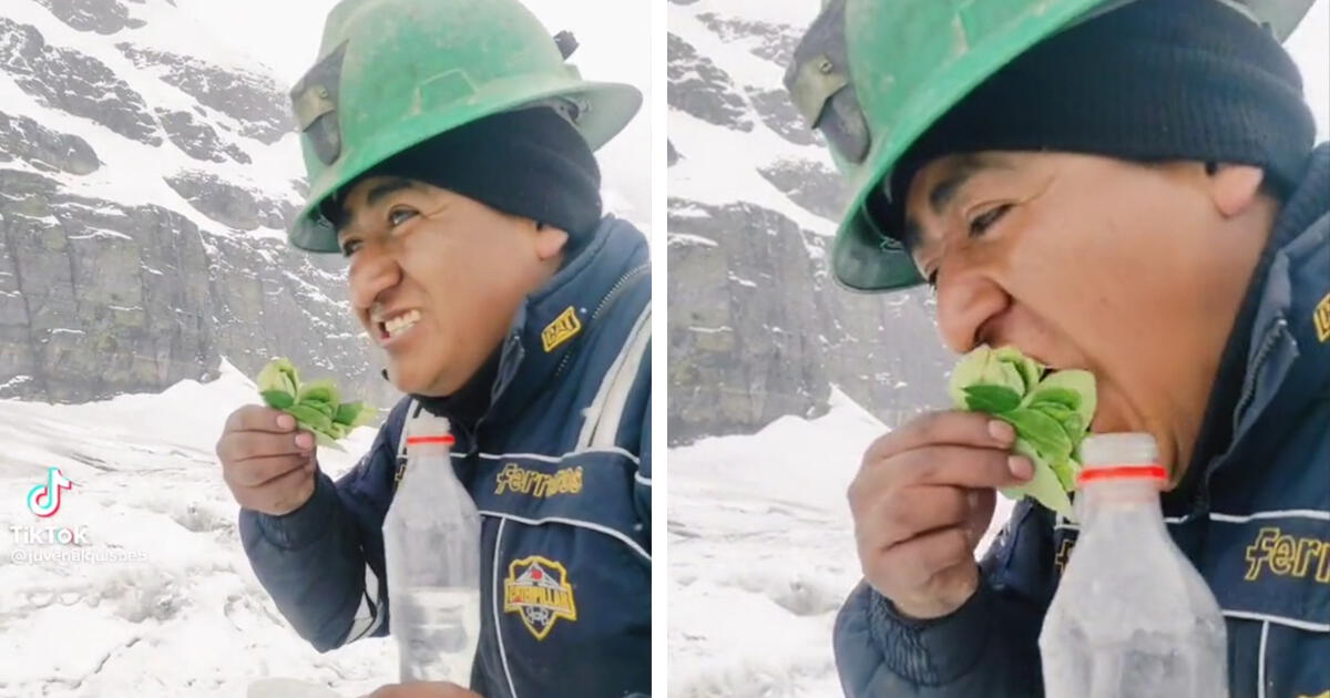 Minero peruano muestra cómo soporta el frío de La Rinconada y se ...