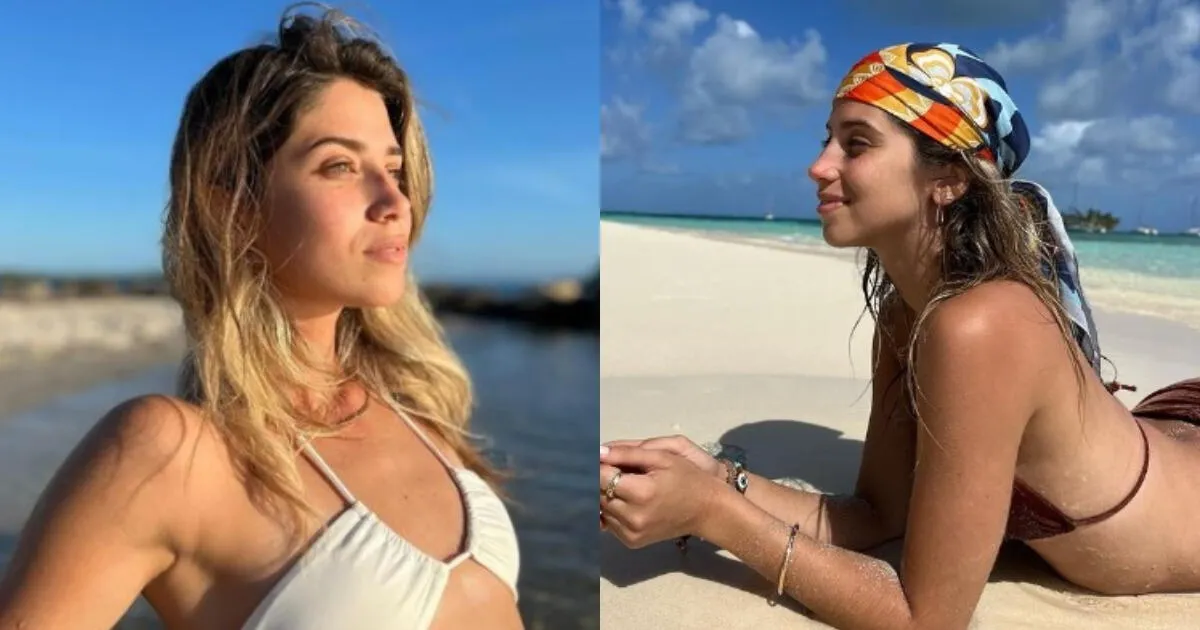 Karime Scander estalla las redes modelando un bikini hot pink con un toque ácido y vibrante