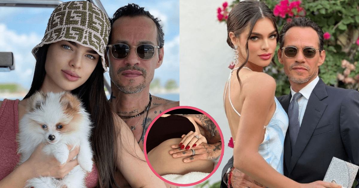 Marc Anthony y Nadia Ferreira confirman con tierna foto que están esperando un hijo: “El mejor ...