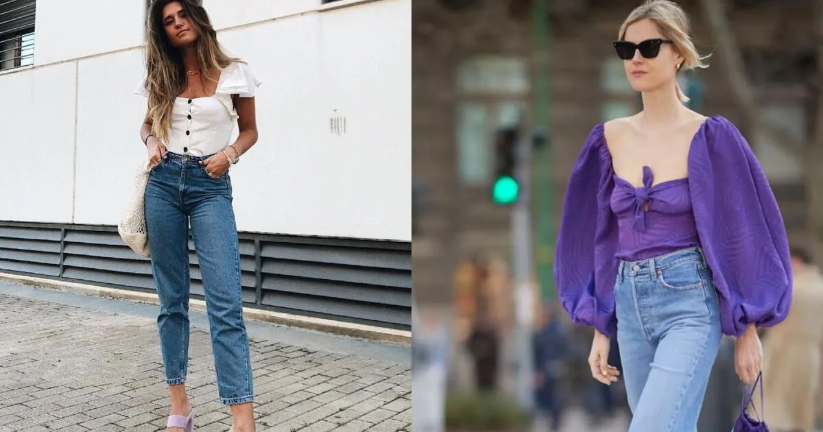 ¿Los jeans rectos volvieron con fuerza este verano? 3 looks para que ...
