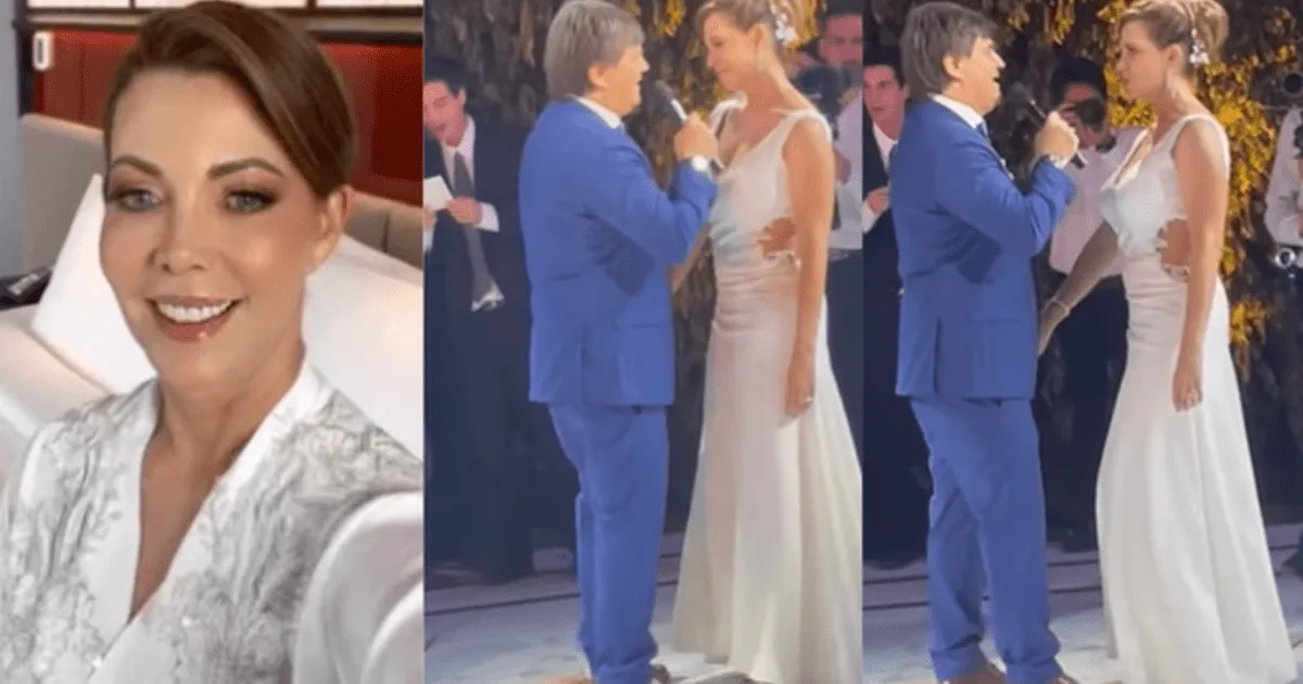 Esposo de Maritere Braschi la sorprende en su boda con romántica ...