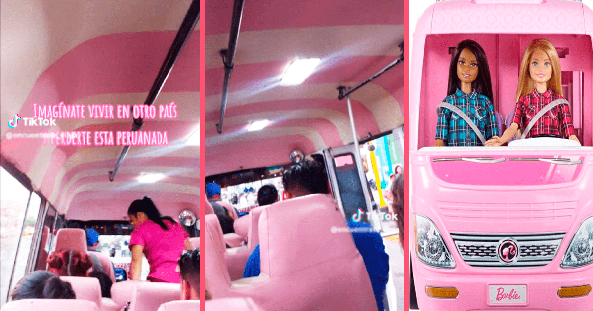 Peruano transforma bus de transporte público en 'carro de la Barbie' y ...