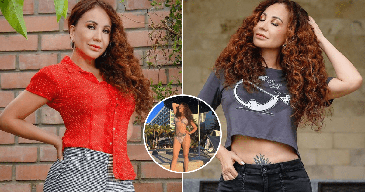 Janet Barboza causa sensación con bikini de cuadros vichy en las playas ...