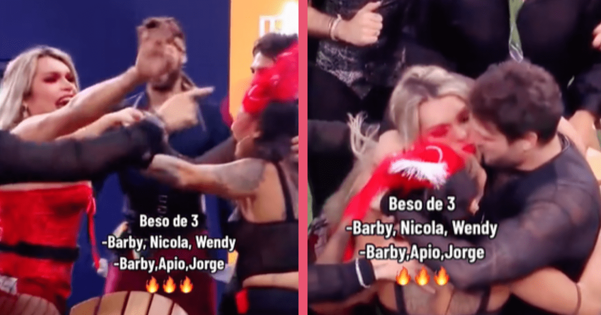 Nicola Porcella protagonizó beso de tres en ‘Casa de los Famosos’ y fans enloquecen