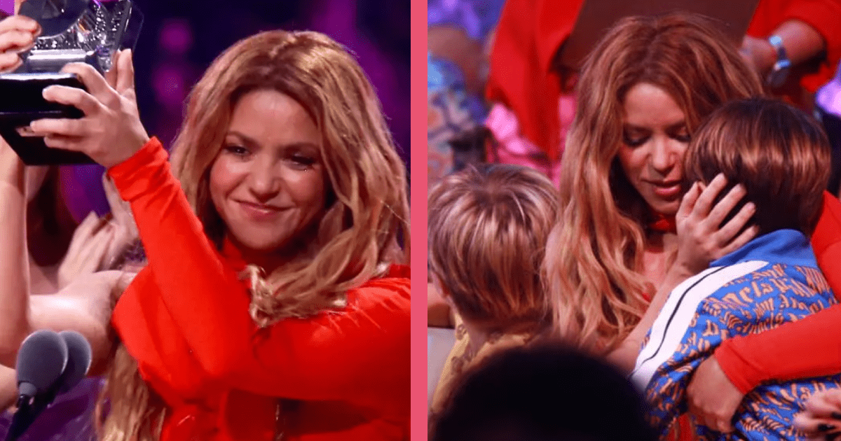 Shakira arrasa en los Premios Juventud y recibe aplausos de sus hijos Milan y Sasha
