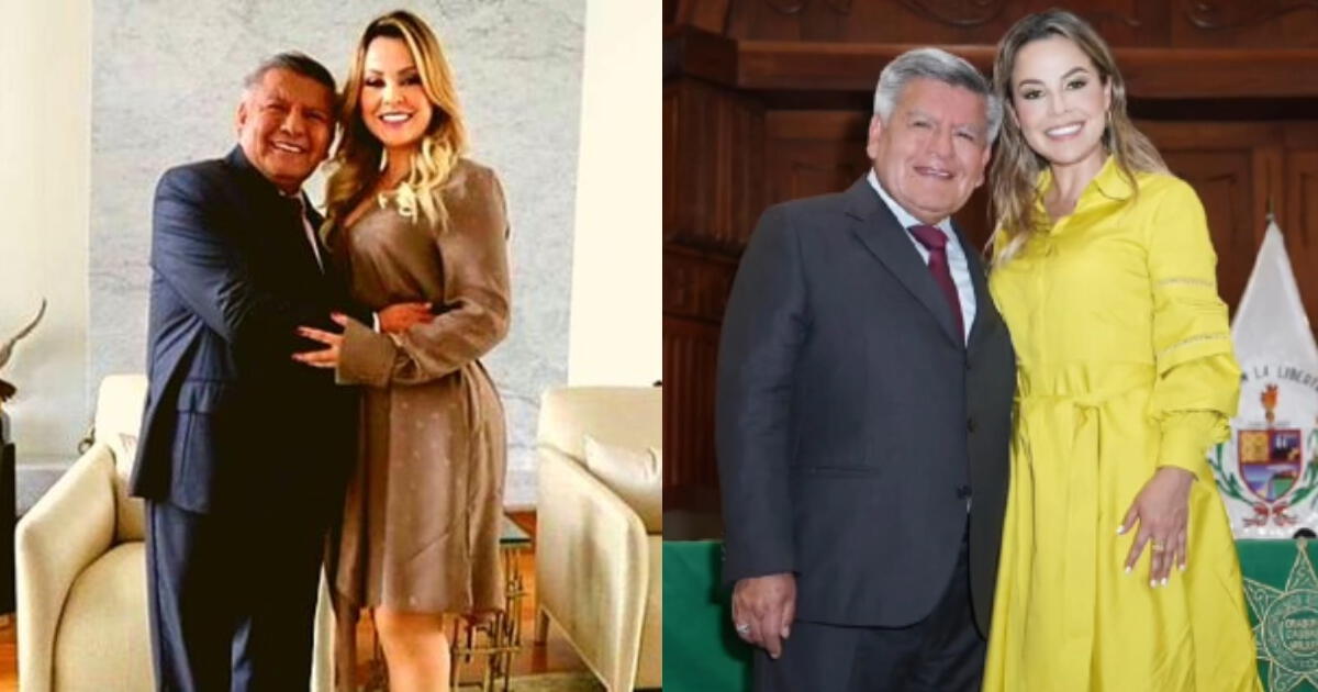 Así se luce la novia de César Acuña, Gisell Prado, con sofisticado vestido de Carolina Herrera