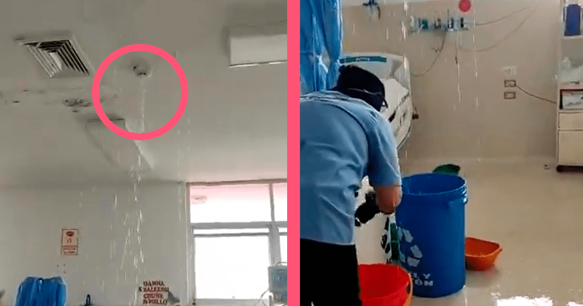 ¡Pésimas condiciones! UCI del hospital del Niño al borde la inundación