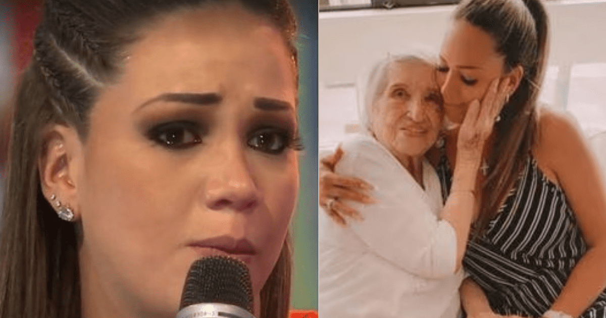 Melissa Klug SUFRE por DELICADO estado de salud de su abuela: "Se nos va"