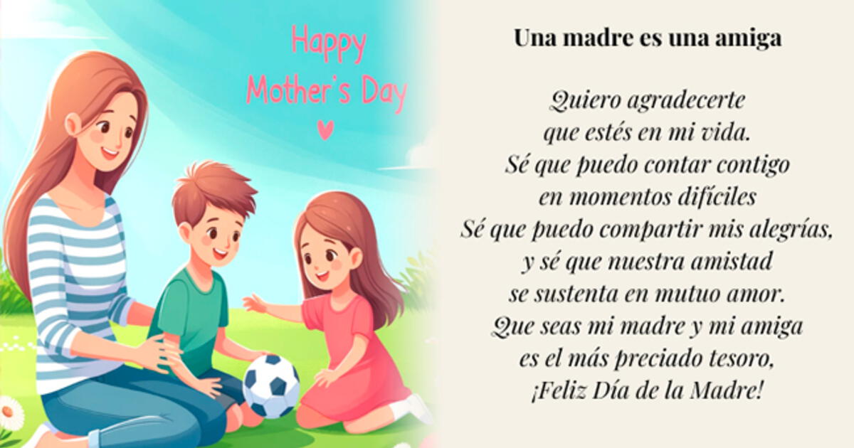 Poemas por el Día de la Madre LARGOS y BONITOS: 10 versos que harán ...