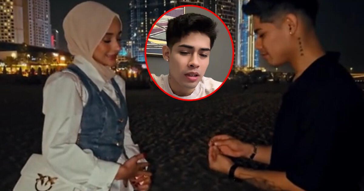 Cañita, tiktoker peruano, le pide matrimonio a Douha Laribi y ella lo ...
