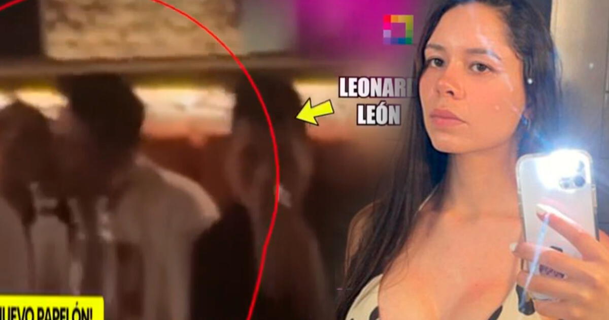 Leonard León es captado con otra mujer que no es Olenka Cuba en local de San Borja