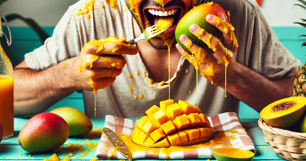 Descubre el secreto para disfrutar un mango sin ensuciarte nunca más