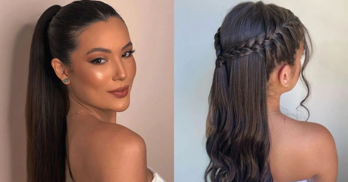 8 peinados navideños fáciles para brillar en todas tus fiestas estas fiestas