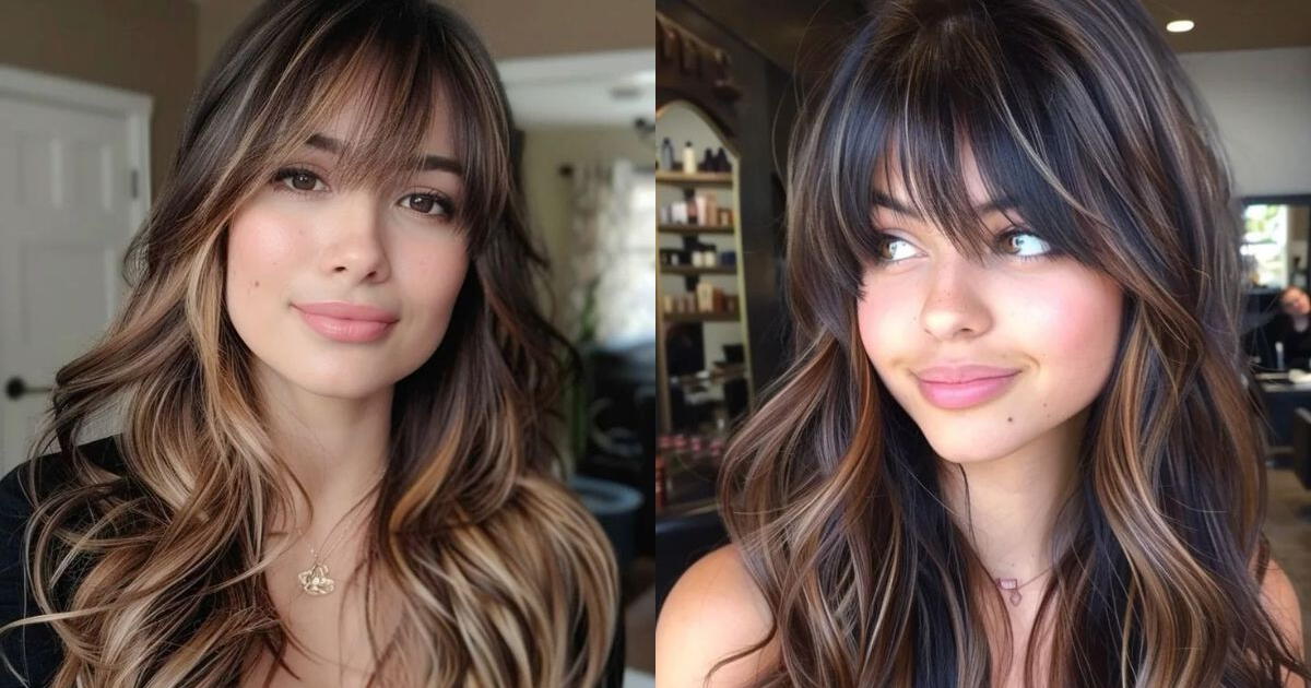 Bombshell Bangs: El corte de cabello que dominará el 2025 con estilo y ...