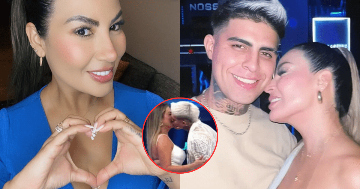 Pamela López y Paul Michael sorprenden con looks nupciales en "El valor de la verdad"