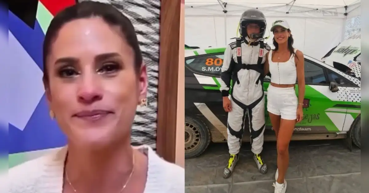 Hijo de María Pía sufre terrible incidente en plena carrera de autos ...