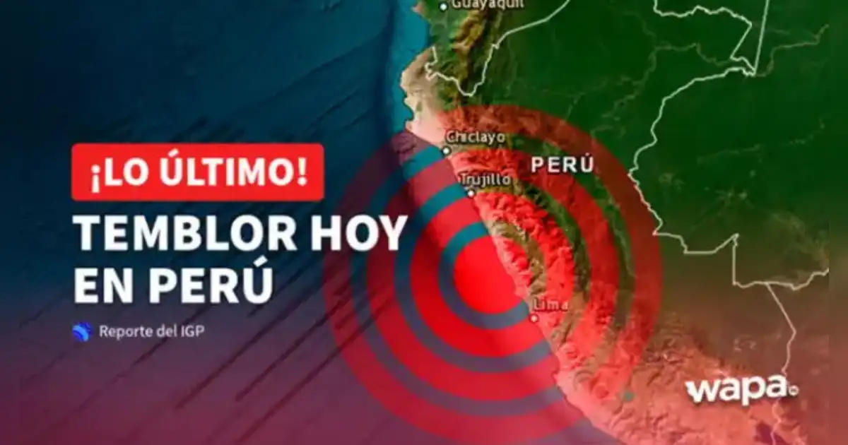 Temblor en Perú hoy, martes 2 de diciembre de 2025: Hora y epicentro ...
