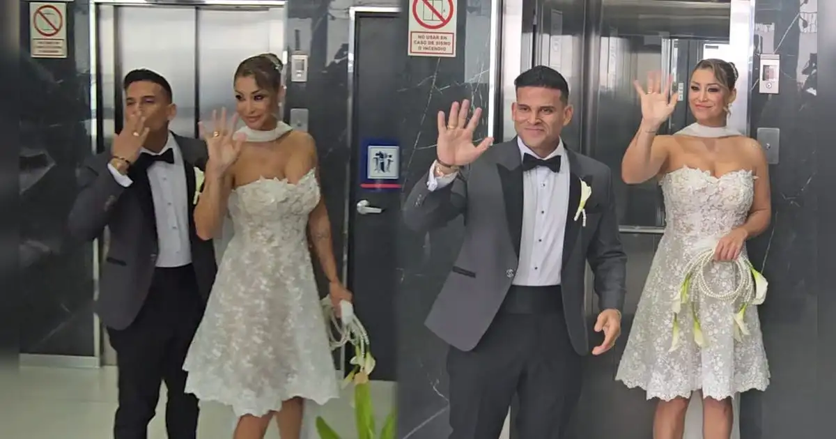 ¡POR FIN CASADOS! Karla Tarazona y Christian Domínguez sellan su amor ...