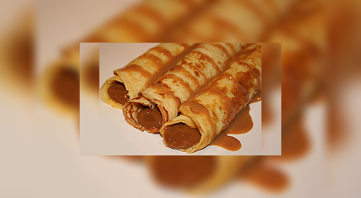 Aprende a preparar unos deliciosos panqueques rellenos de manjar blanco