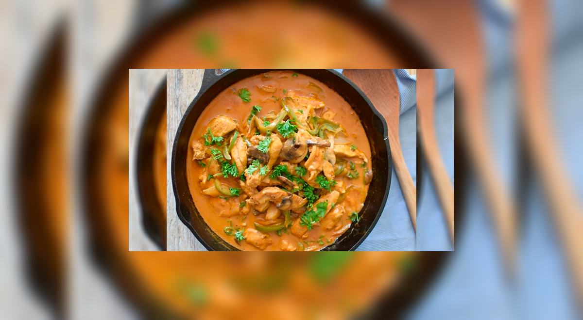 ¿Cómo se prepara el pollo stroganoff? Aquí te enseñamos.