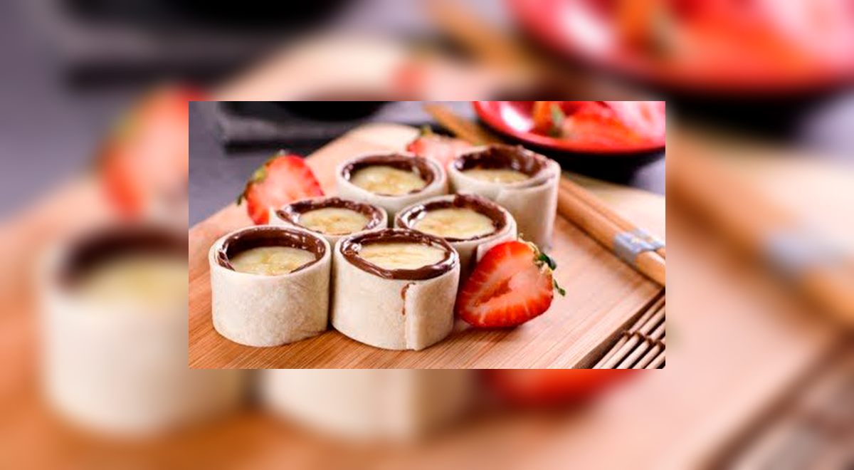 ¡Prepara con tus hijos un delicioso y práctico sushi dulce!