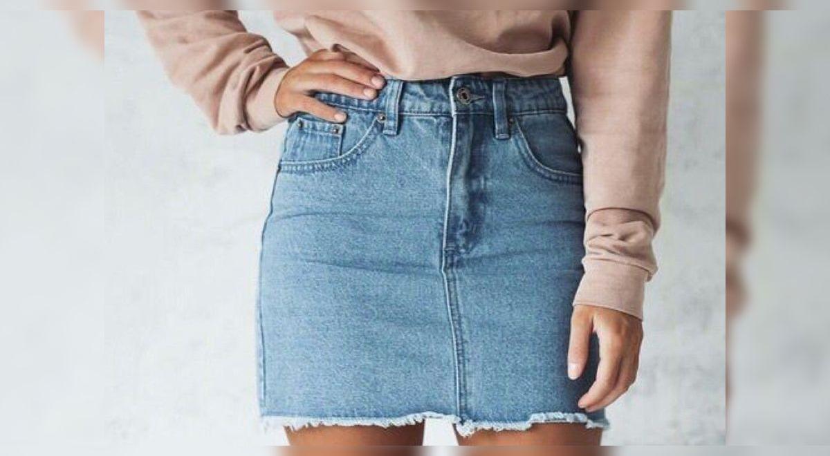 4 ideas de outfit que puedes probar con tu falda jean en invierno