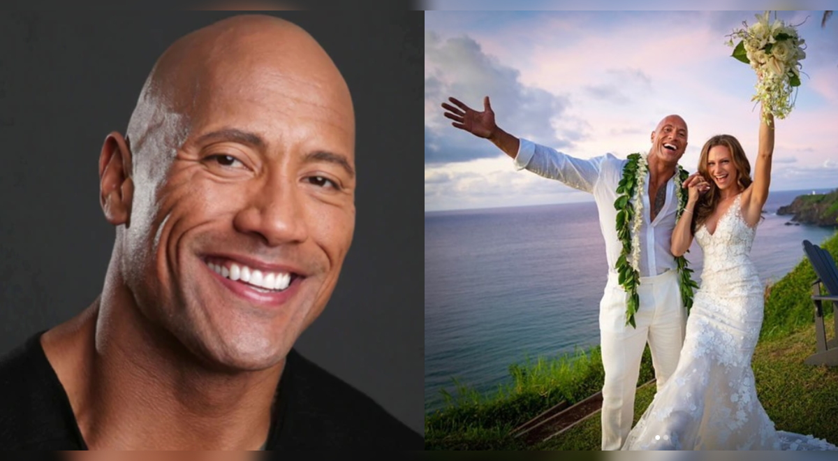 'La Roca' muestra tiernas imágenes de su matrimonio junto a sus hijas ...