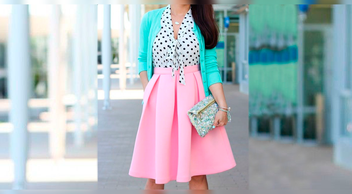 Combina tus prendas color pastel como toda una fashionista