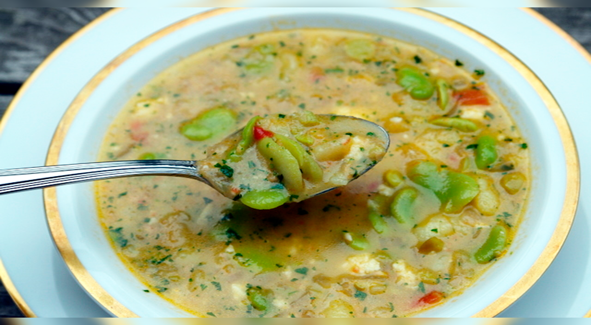 Sopa de habas para el frío y para reforzar tu sistema inmunológico