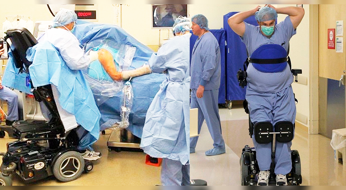 Médico héroe quedó paralizado por enfermedad, pero volvió a operar ...