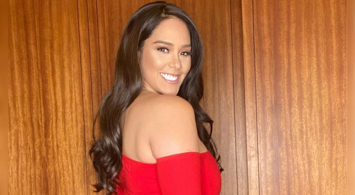 Karen Schwarz y el llamativo calzado que usó para complementar su look