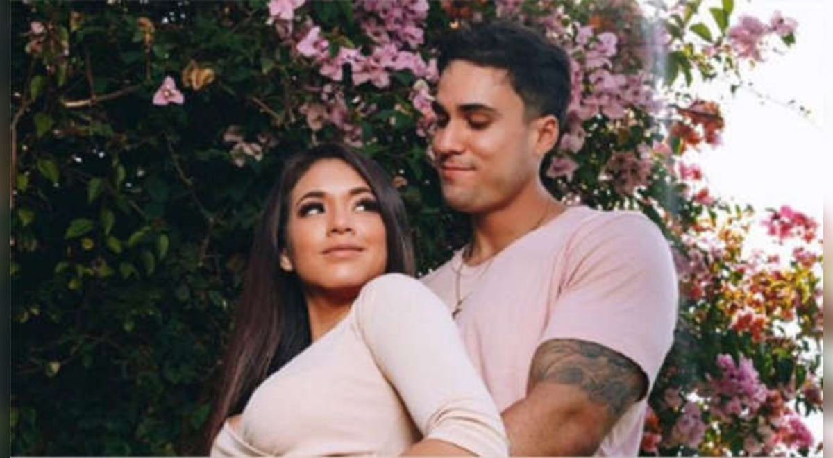 Jazmín Pinedo y Gino Assereto fueron captados juntos en la playa