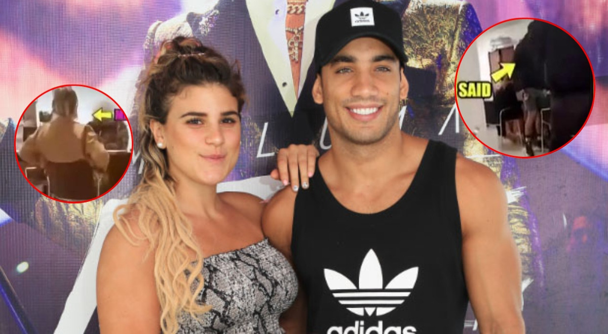 Said Palao y Macarena Vélez fueron captados juntos en notaría