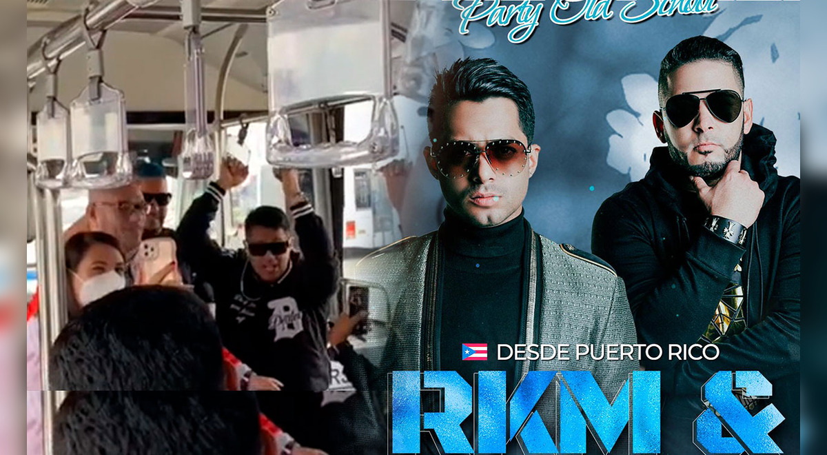 Rkm & Ken-Y cantan dentro de un bus de transporte público para los pasajeros en Tacna