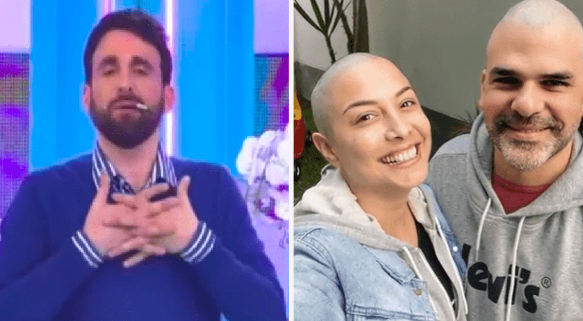 Peluchín halaga al novio de Natalia Salas por raparse el cabello junto ...