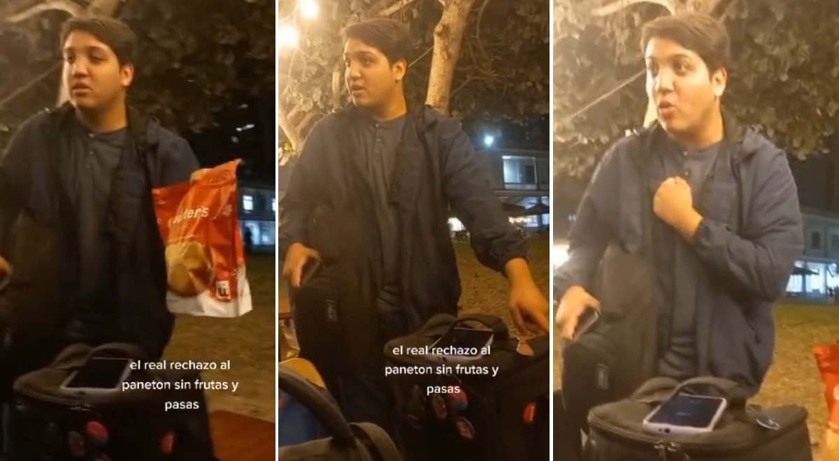 Joven indignado por la venta de panetón sin pasas ni frutas: "Esto es ...